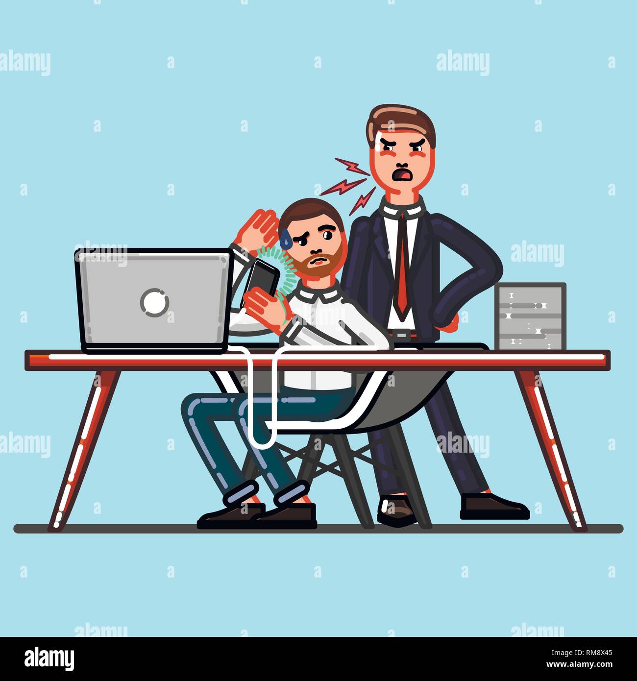 Boss partner Stock Vector Images - Alamy