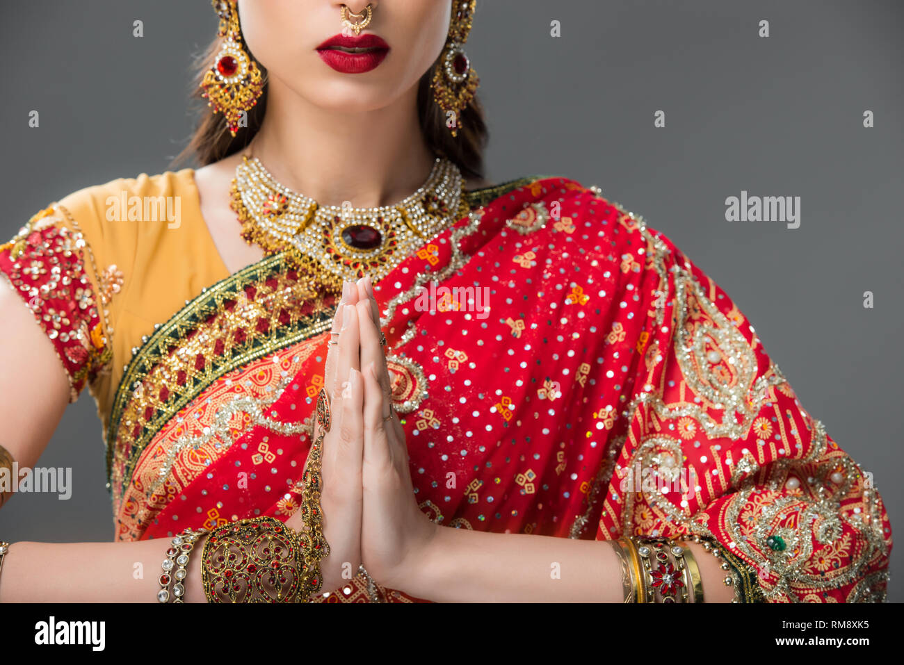 Indian namaste hi-res stock photography and images - Alamy