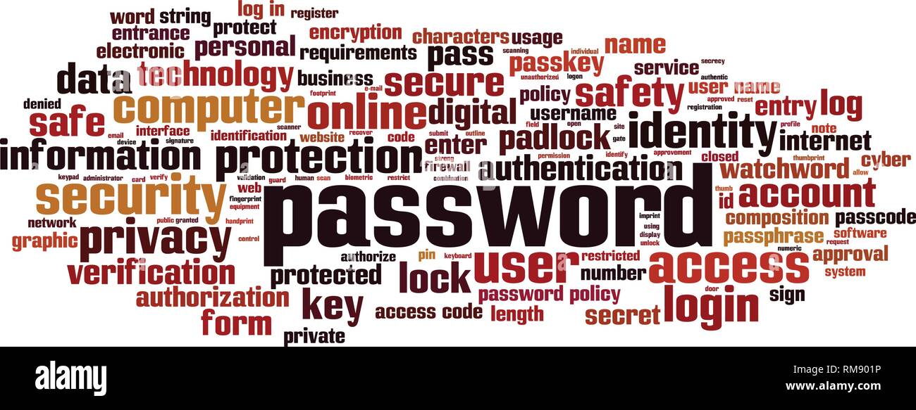 Password word hi-res stock photography and images - Alamy