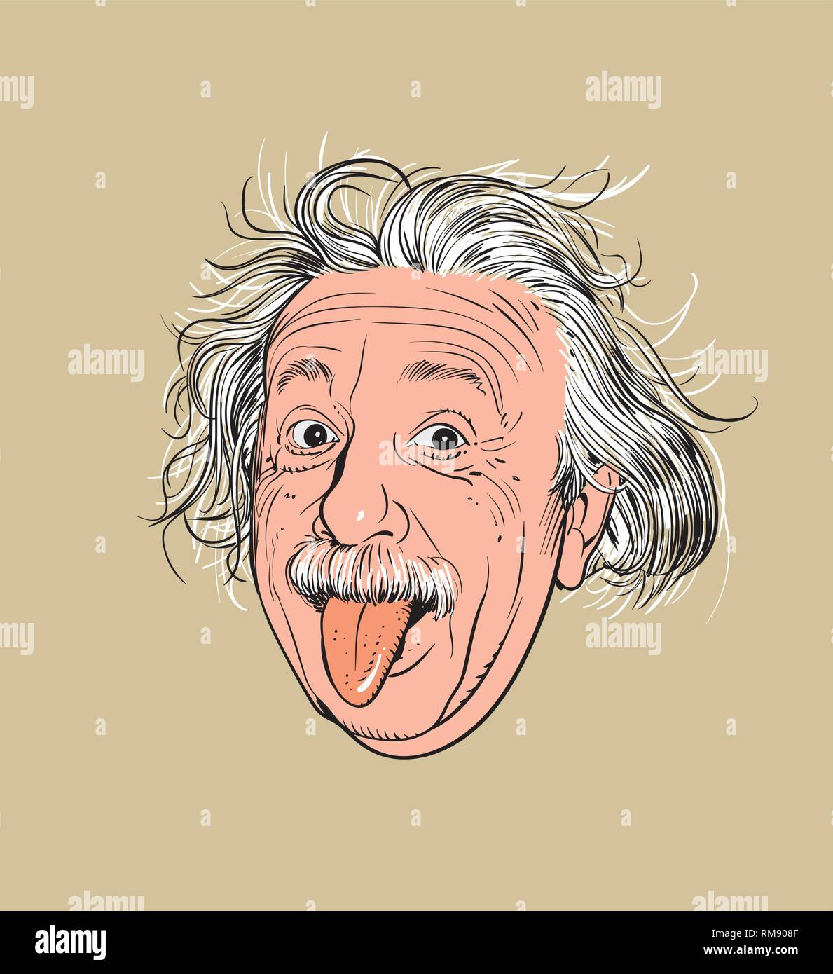 Albert einstein portrait hi-res stock photography and images - Alamy