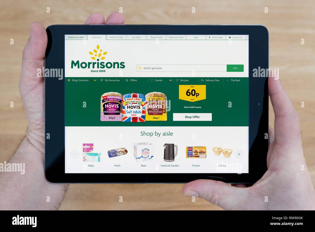 Morrisons logo hi-res stock photography and images - Alamy