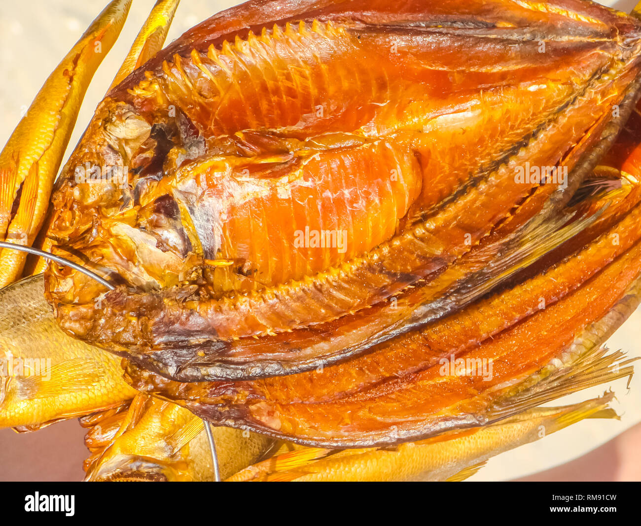 Dried red fish, drying fish, Dried red fish, drying fish Stock Photo ...
