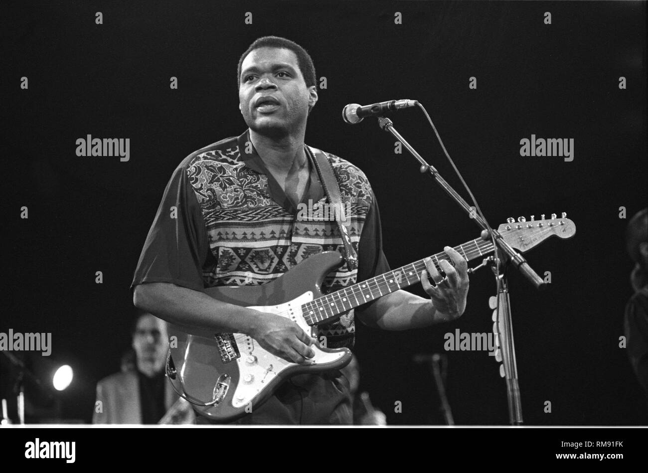 SInger, songwriter and guitarist Robert Cray is shown performing on ...