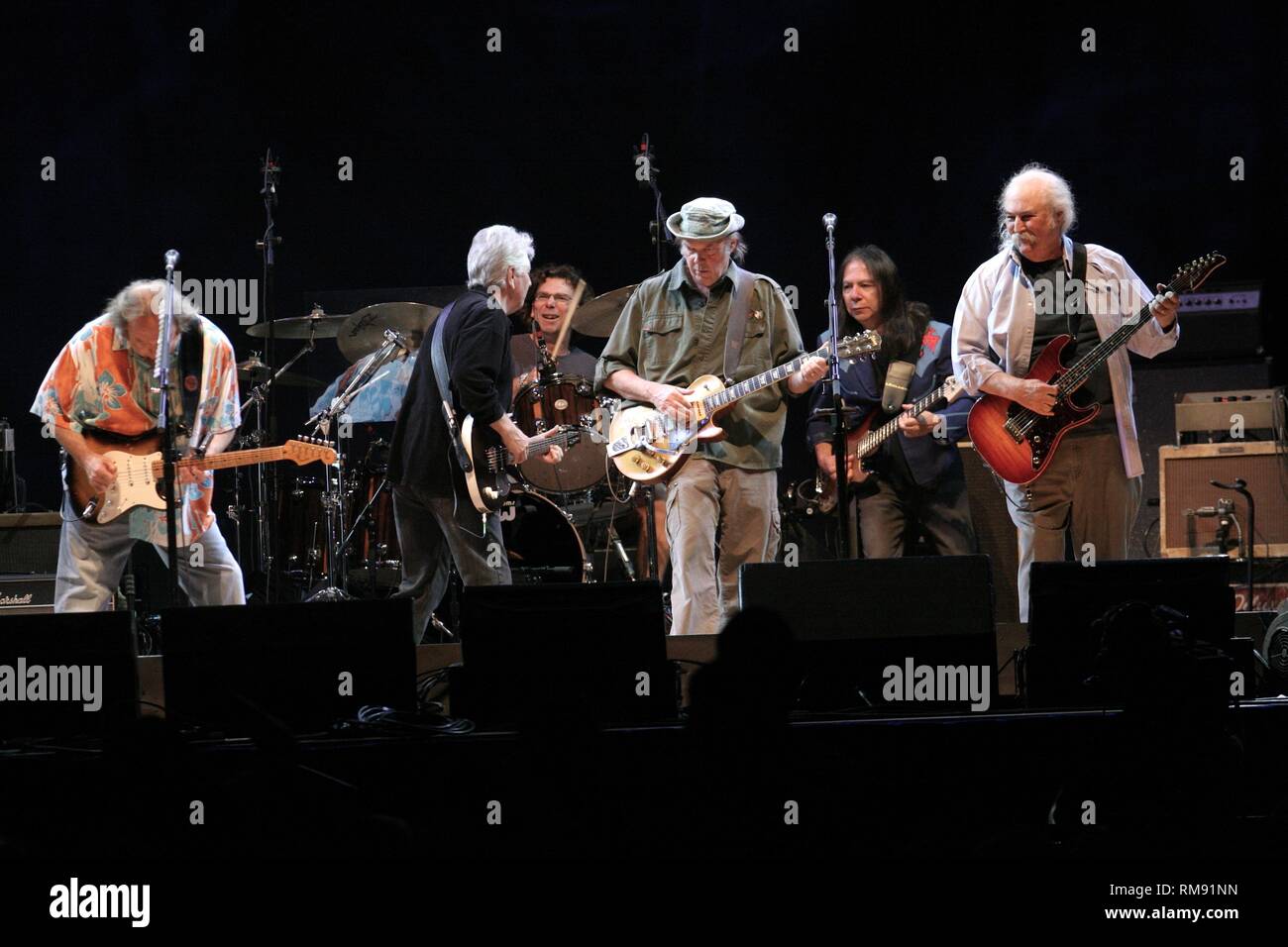 Neil young band hi-res stock photography and images - Alamy