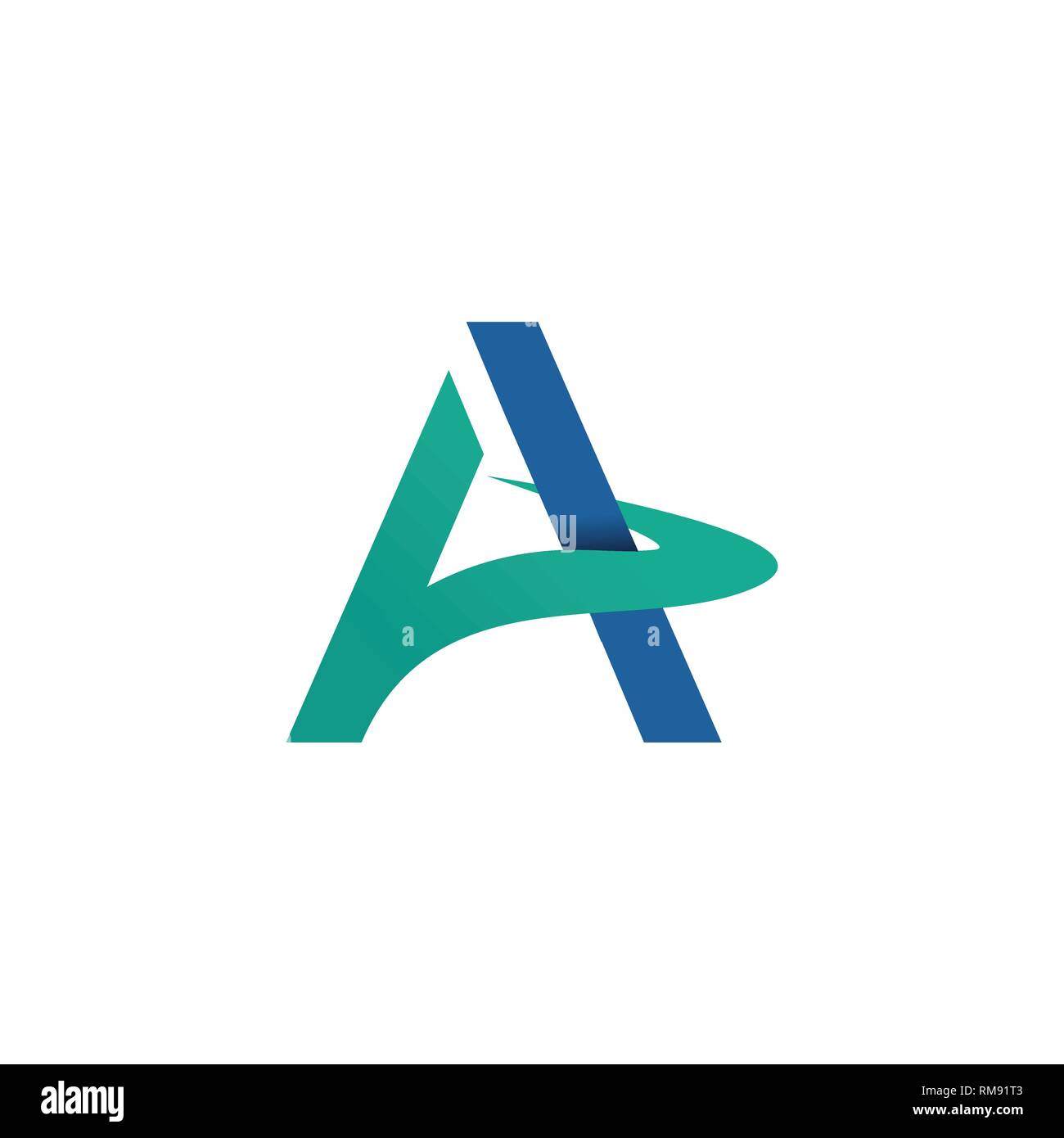 A Lettering logo. Simple logo type letter A Stock Vector Image & Art ...