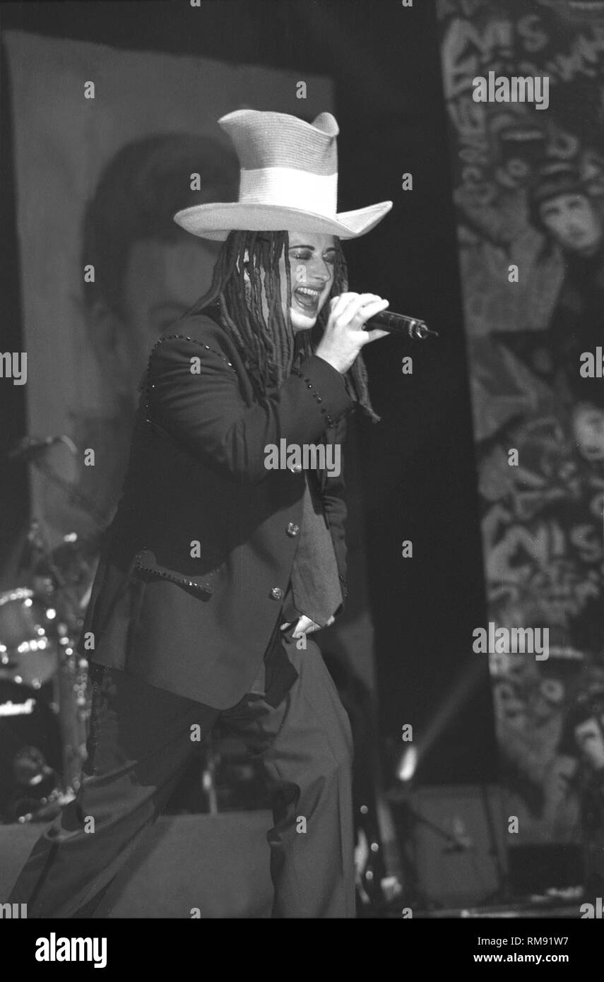 Culture club boy george performing hi-res stock photography and images ...