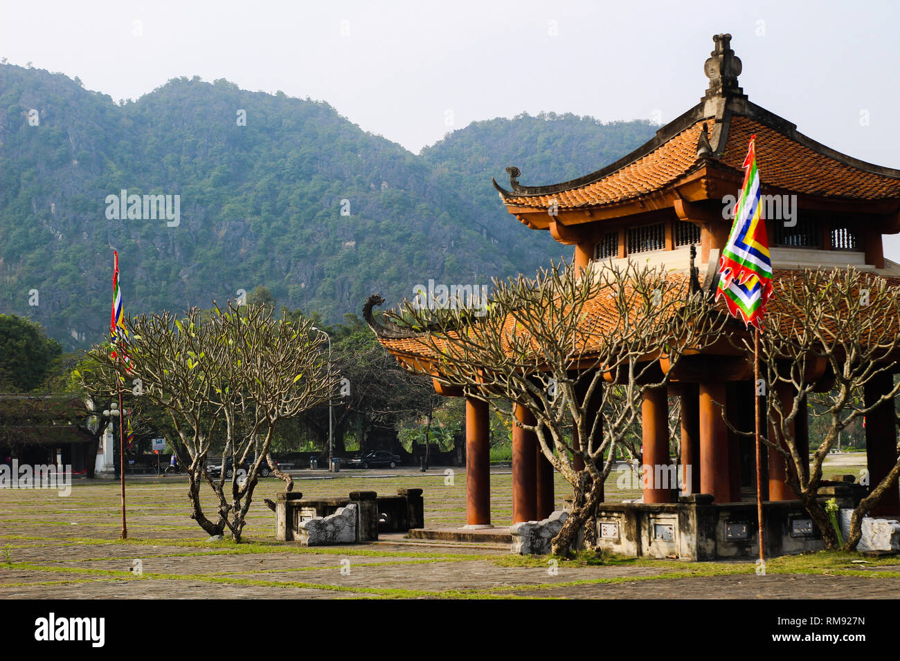 pavilion in the ancient capital Stock Photo - Alamy