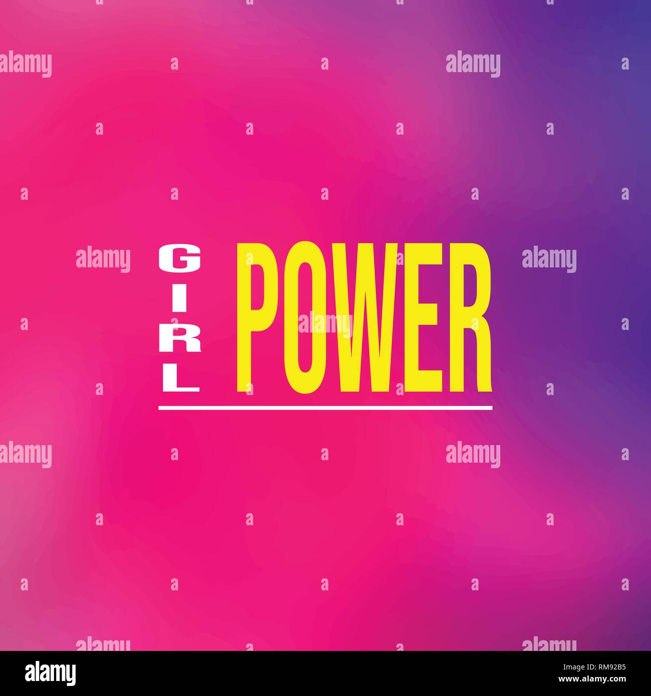 Girl power life quote Stock Vector Images - Alamy