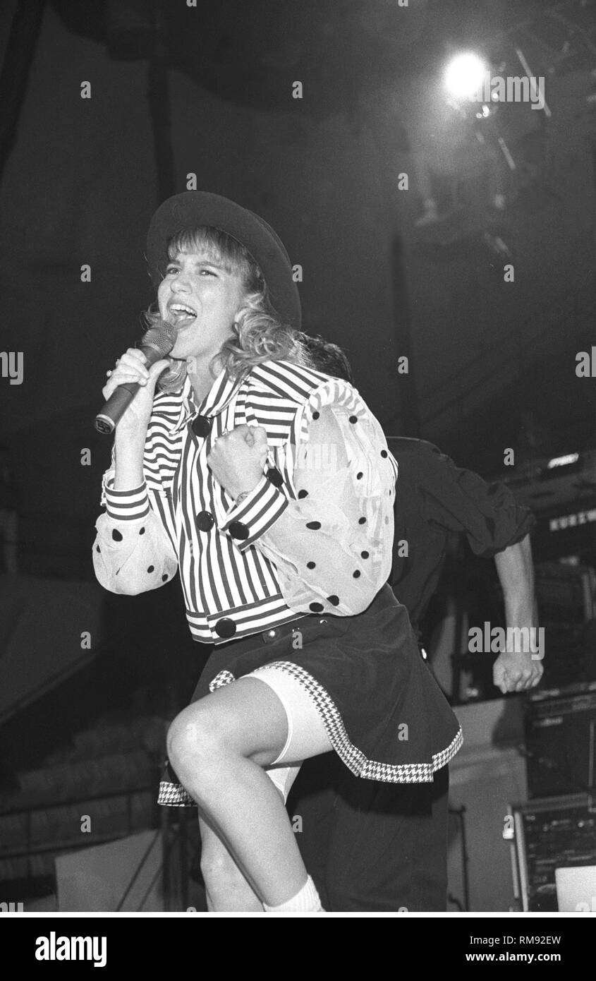 Singer, songwriter and teen pop icon, Debbie Gibson, is shown ...