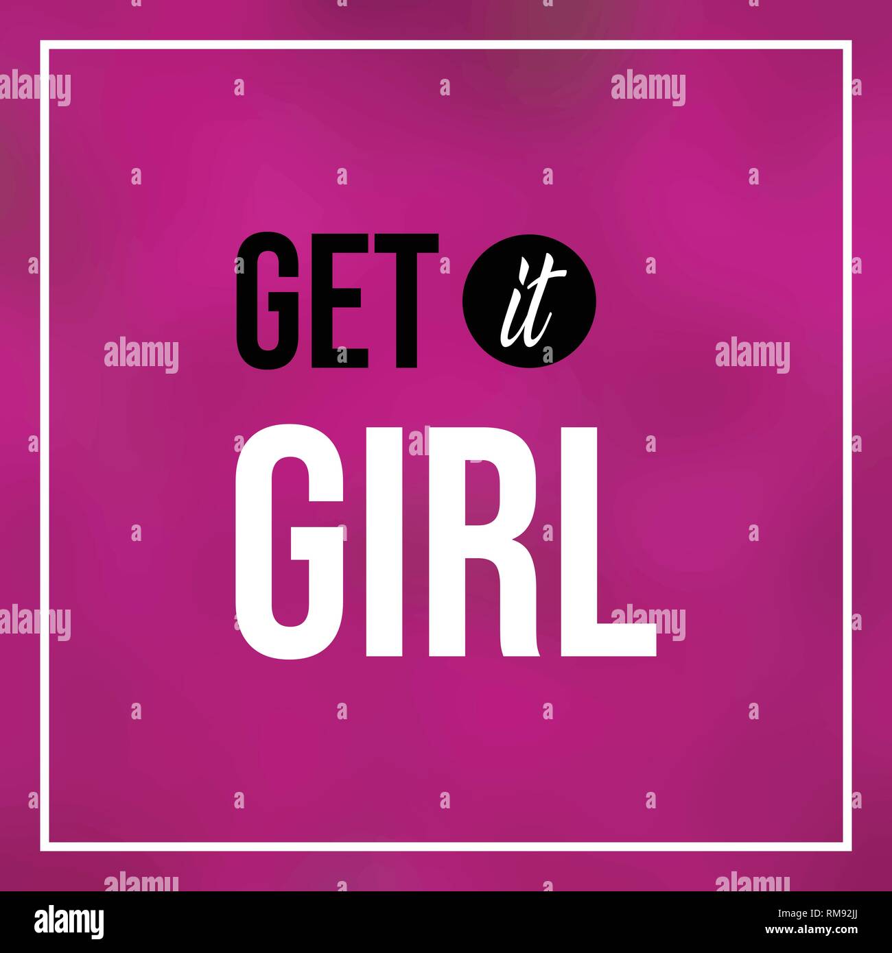 Girl saying no Stock Vector Images - Alamy