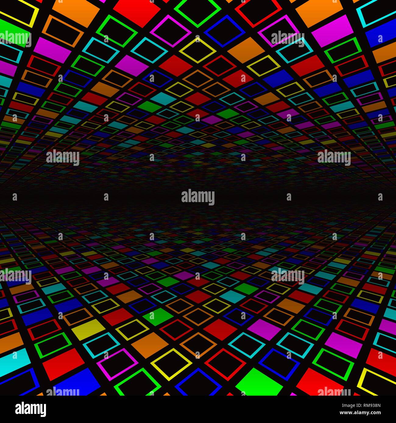 Digital and color light, abstract background Stock Vector Image & Art ...