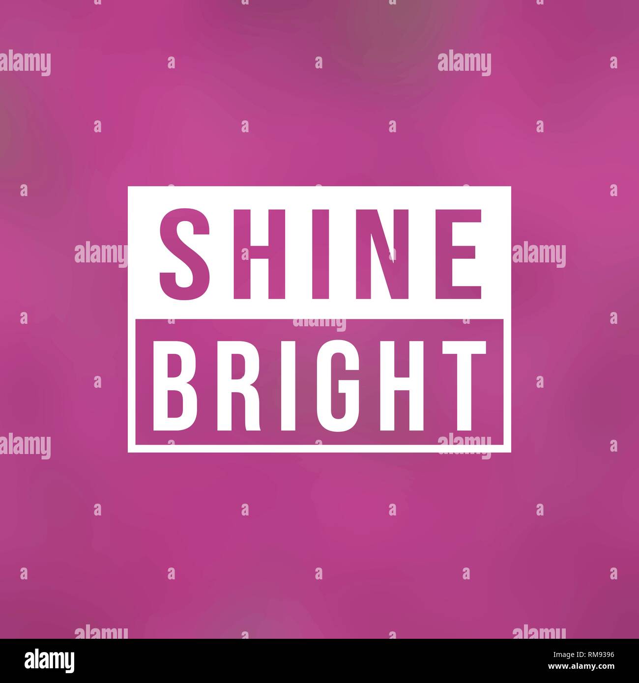 shine bright. Life quote with modern background vector illustration ...