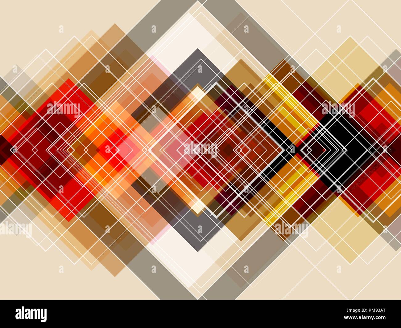 Diagonal square vector color hi-res stock photography and images - Alamy