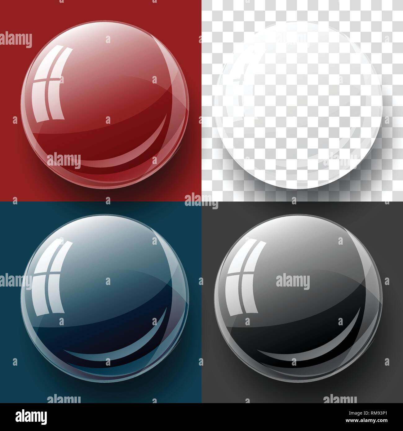 Transparency button, and bubble shape Stock Vector Image & Art - Alamy