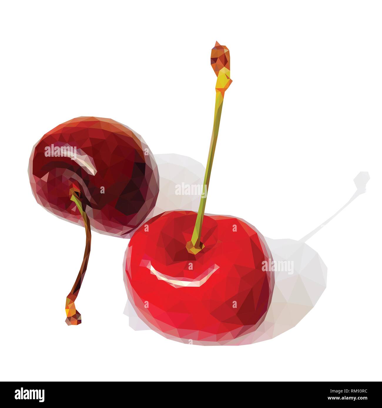 Polygon cherry hi-res stock photography and images - Alamy