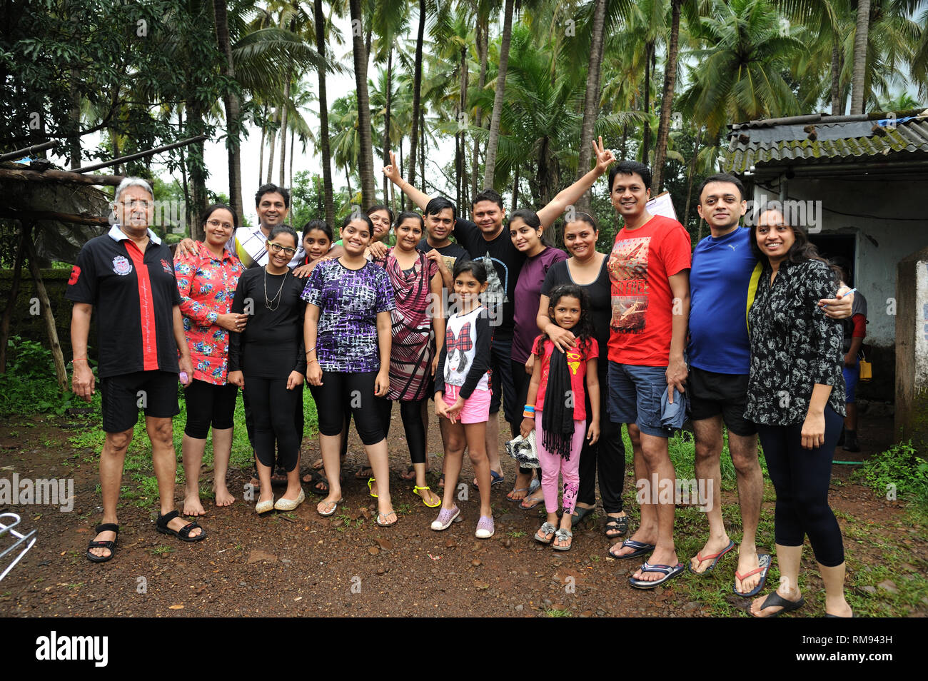 family picnic at Kolad, Raigad, Maharashtra, India, Asia, MR#364 Stock ...