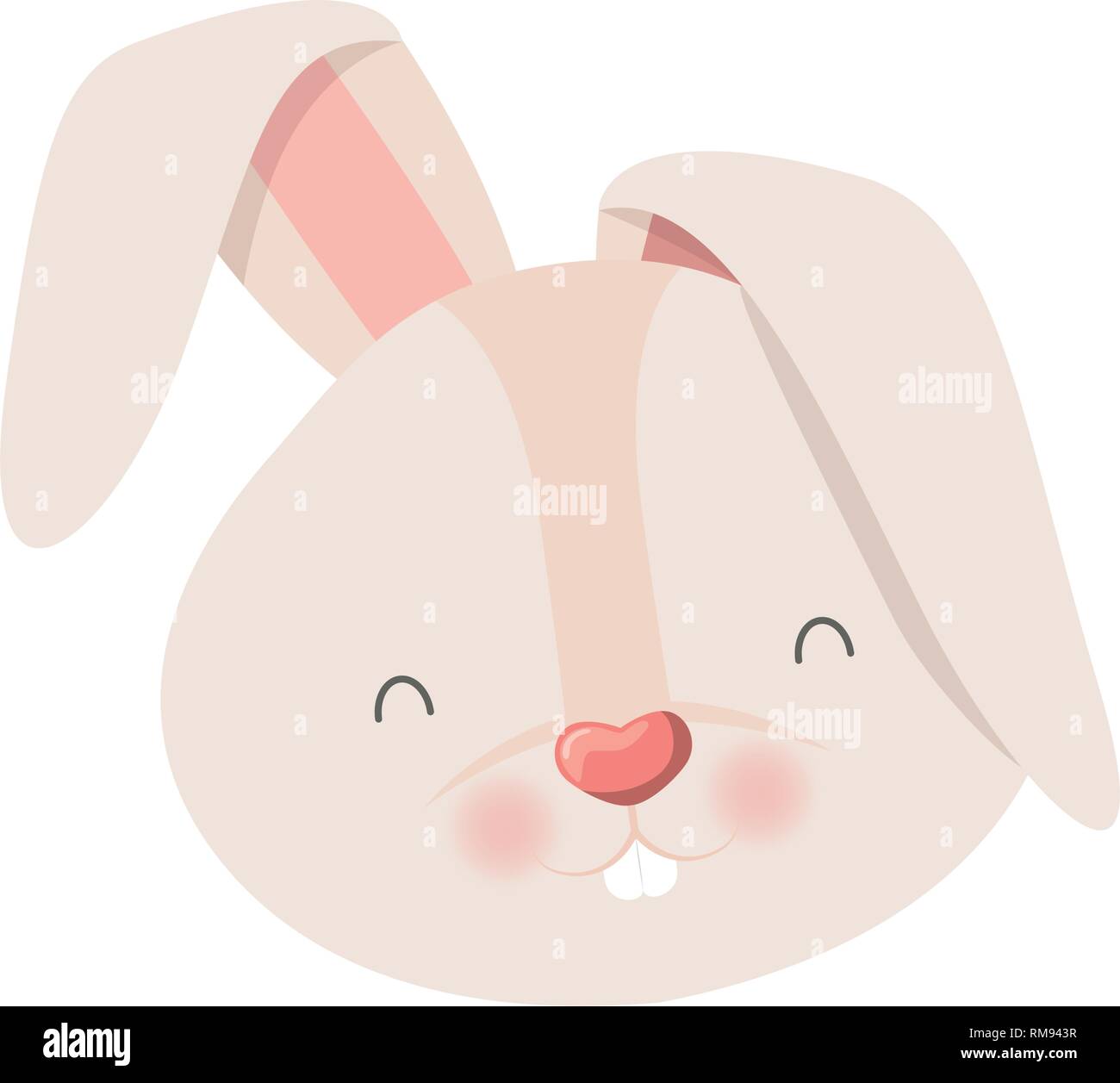 rabbit head isolated icon Stock Vector Image & Art - Alamy