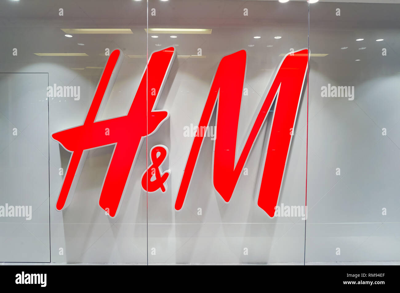 H mart logo hi-res stock photography and images - Alamy