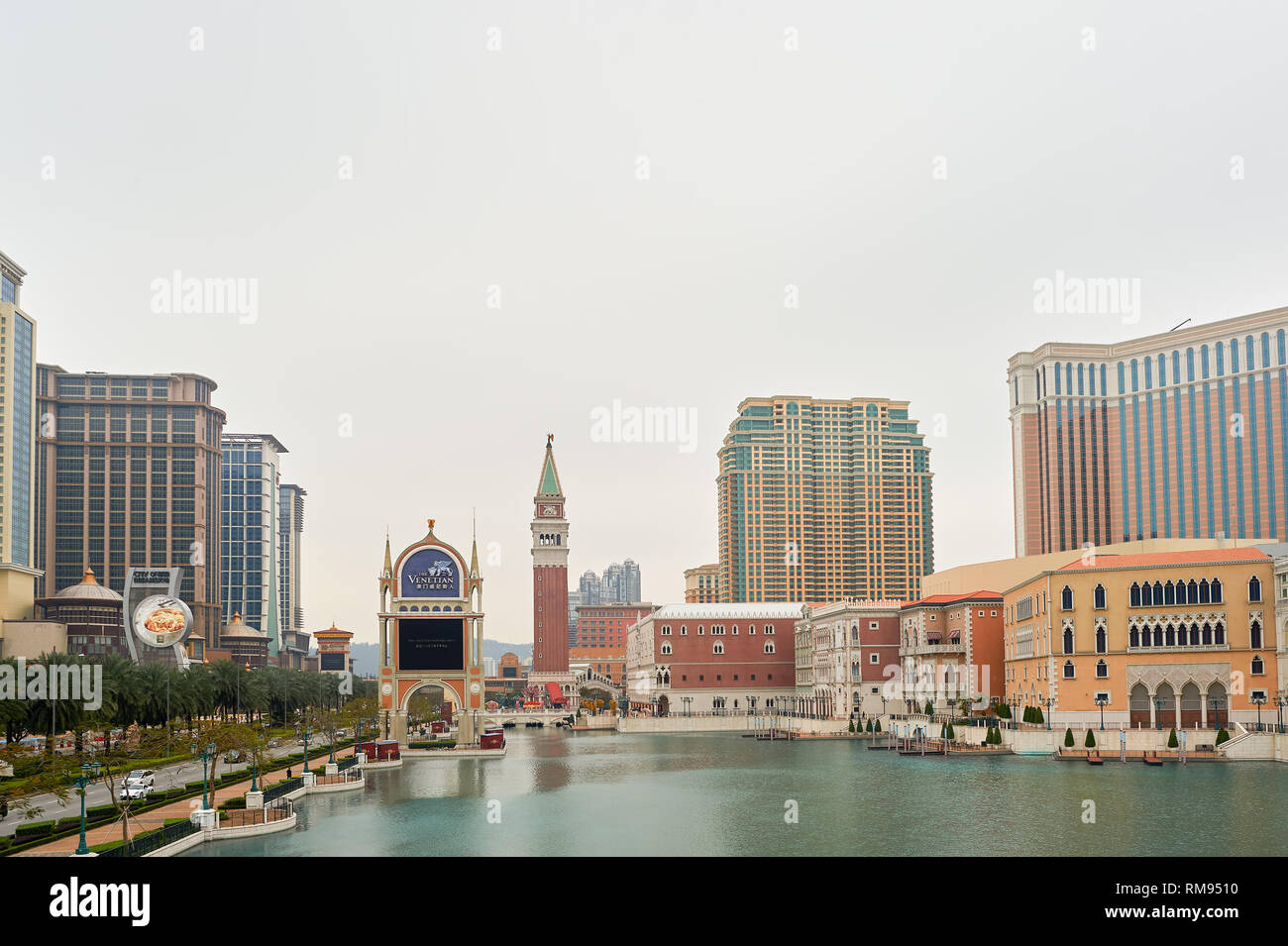 MACAO - CIRCA FEBRUARY, 2016: Macao at daytime. Macao is an autonomous ...