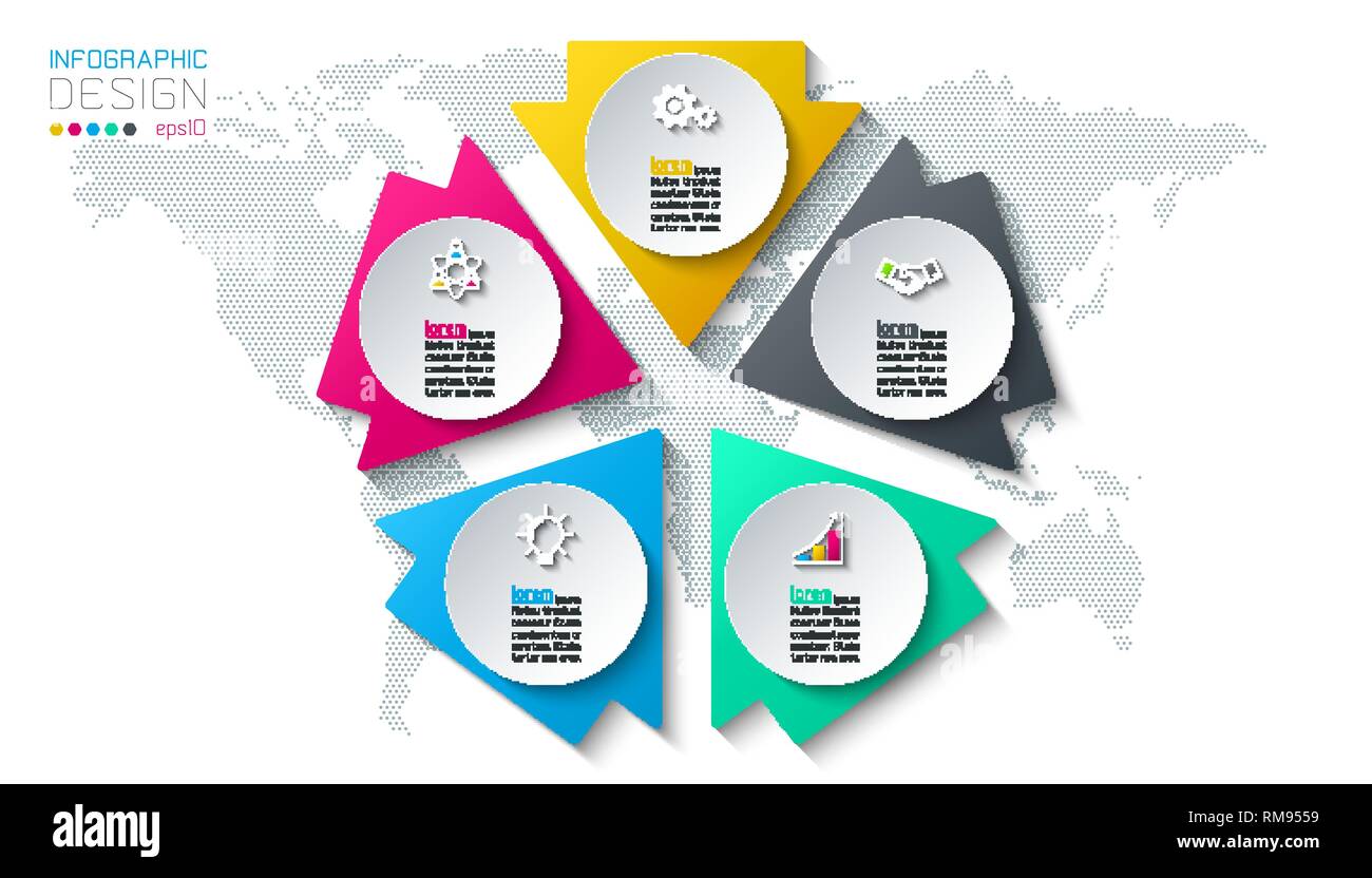 Abstract infographics on vector graphic art Stock Vector Image & Art ...