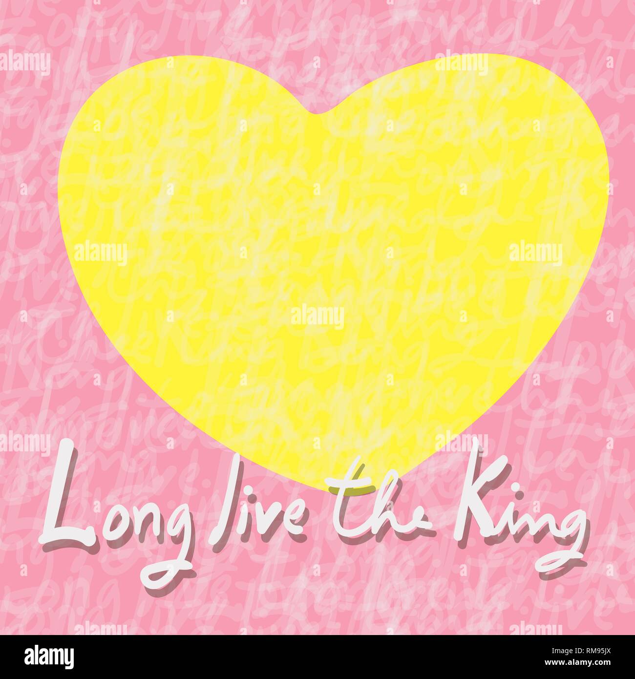 Long live the king Stock Vector Images - Alamy