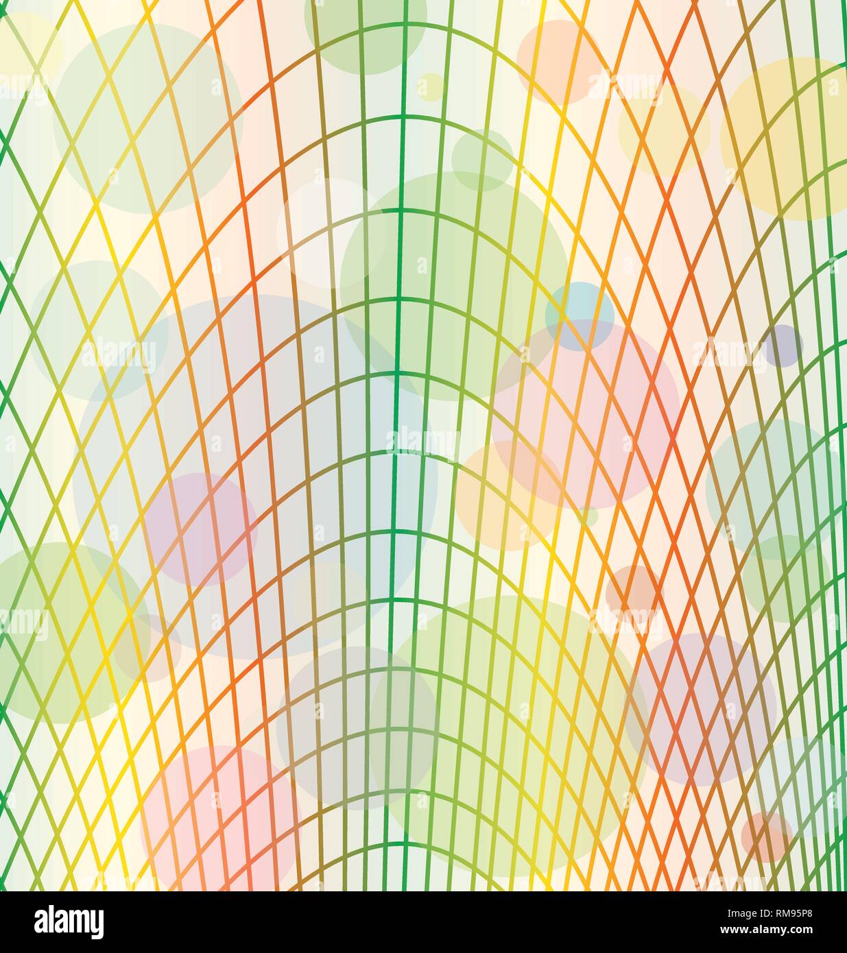 Multi color bubble in net Stock Vector Image & Art - Alamy