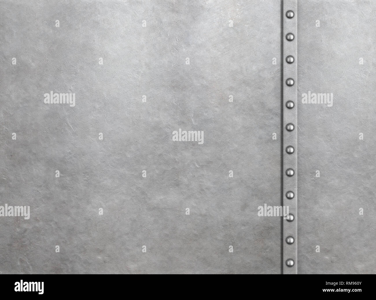 Metal armor background with rivets 3d illustration Stock Photo - Alamy