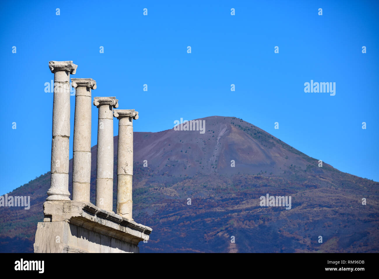 Mount Vesuvius, Pompeii, Naples, Italy Stock Photo - Alamy
