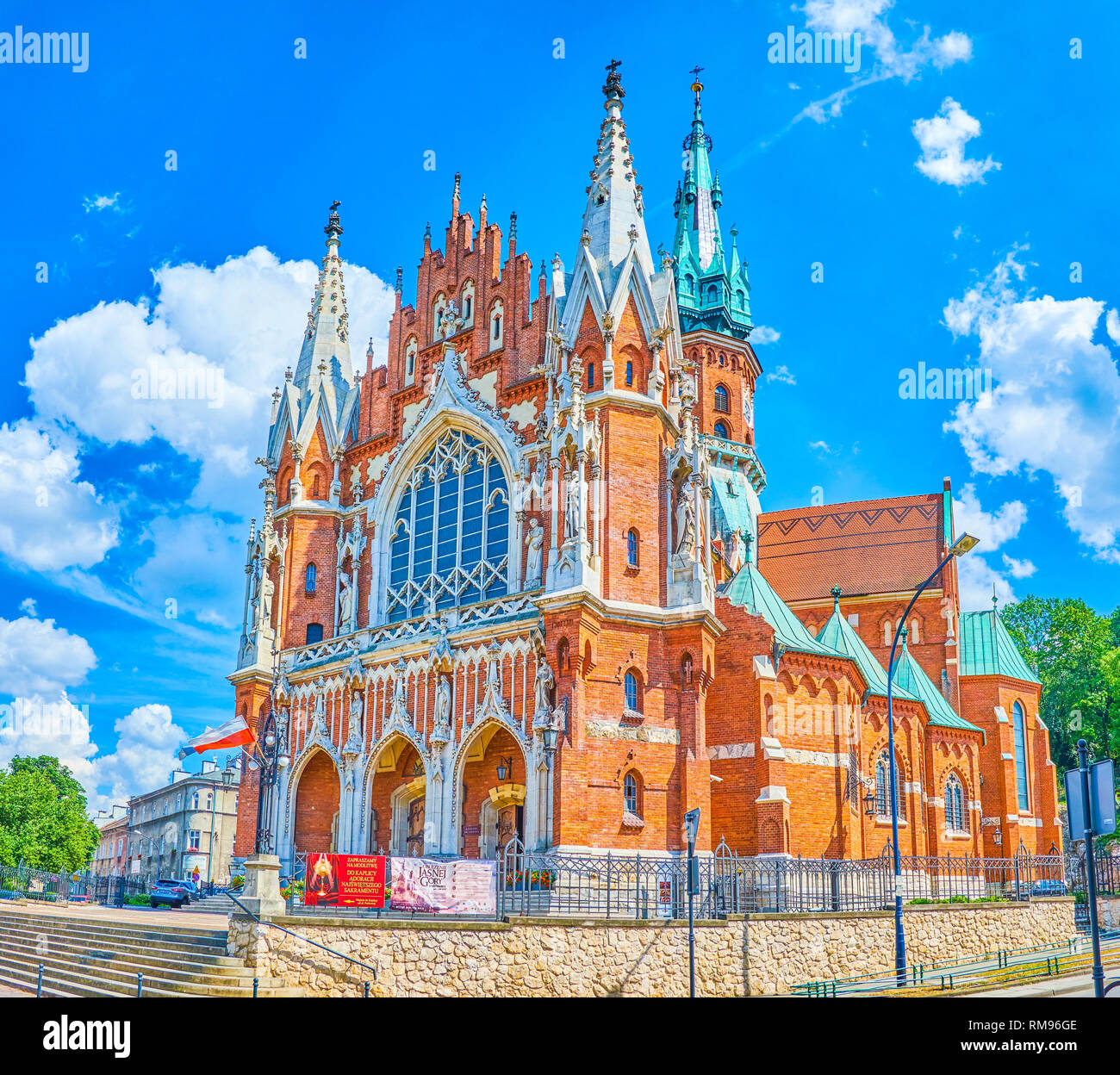 Gothic revival architecture in poland hi-res stock photography and ...