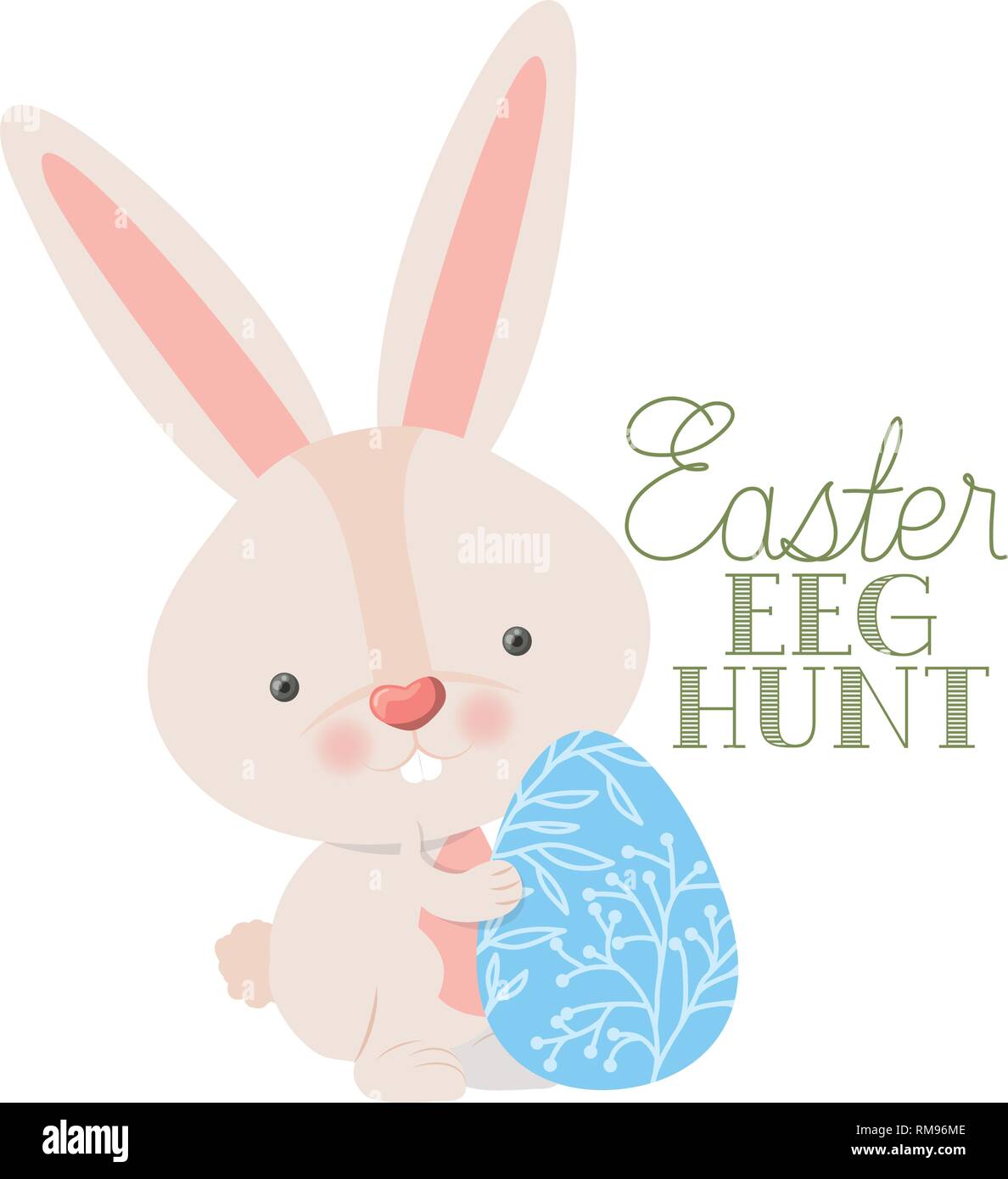 easter egg hunt label isolated icon Stock Vector Image & Art - Alamy