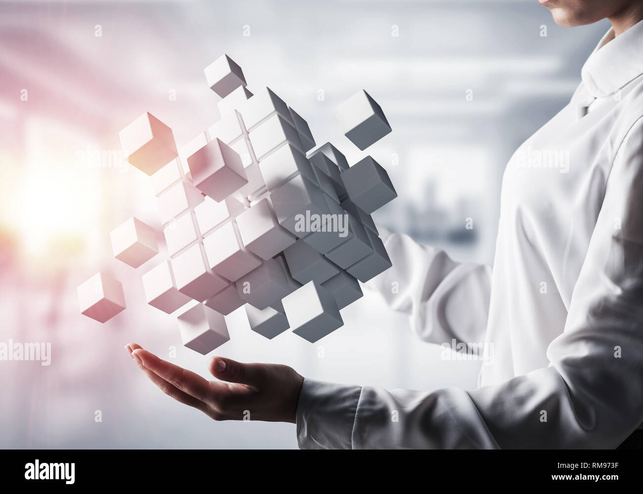 Deep analyzing and problem solving concepts Stock Photo - Alamy