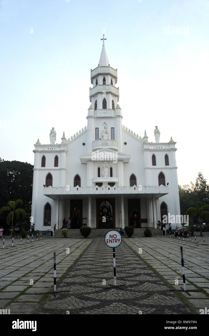 Mount carmel cathedral church, alappuzha, Kerala, India, Asia Stock ...