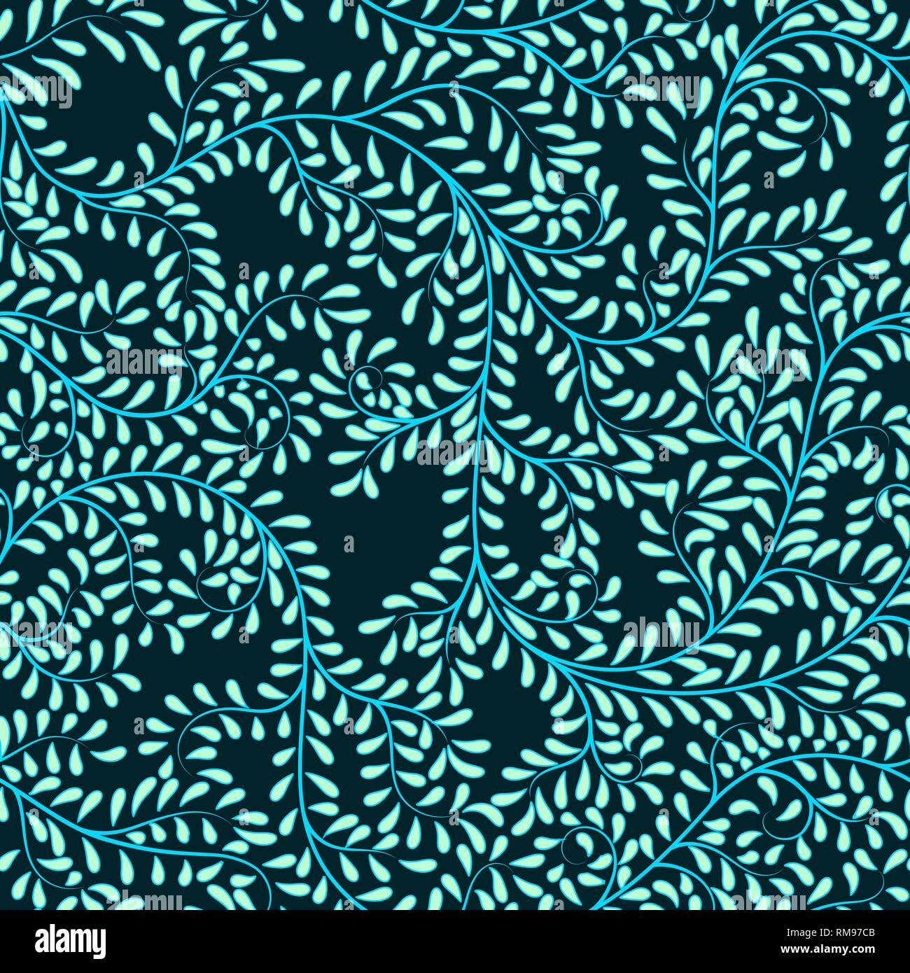 Tone floral pattern Stock Vector Images - Alamy