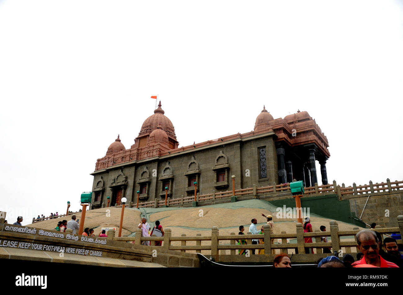 Vivekananda Rock Memorial monument, Kanyakumari, tamil nadu, India ...