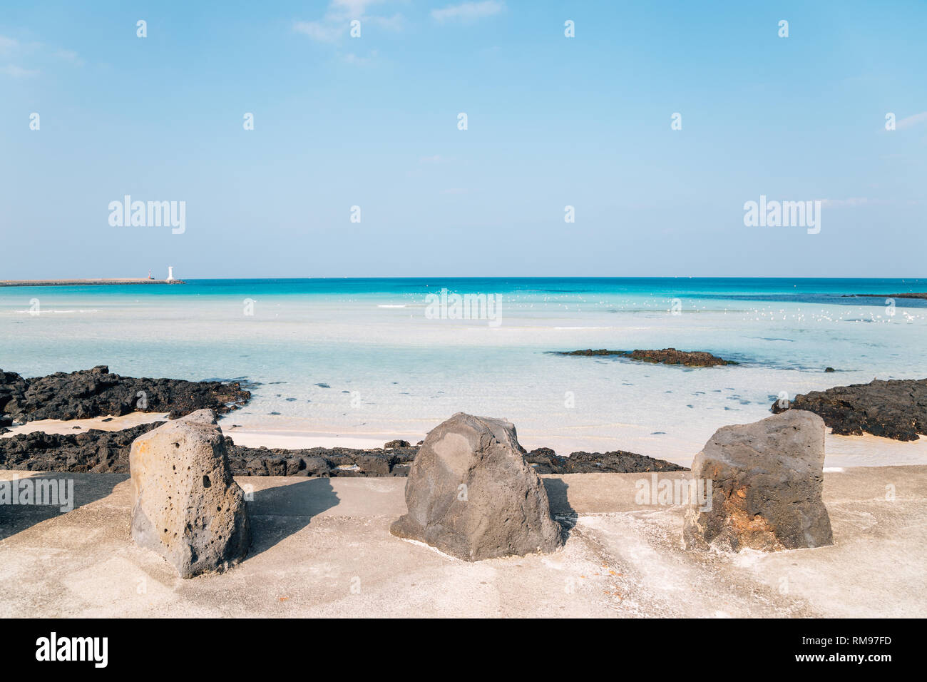 Sehwa Beach in Jeju Island, Korea Stock Photo - Alamy