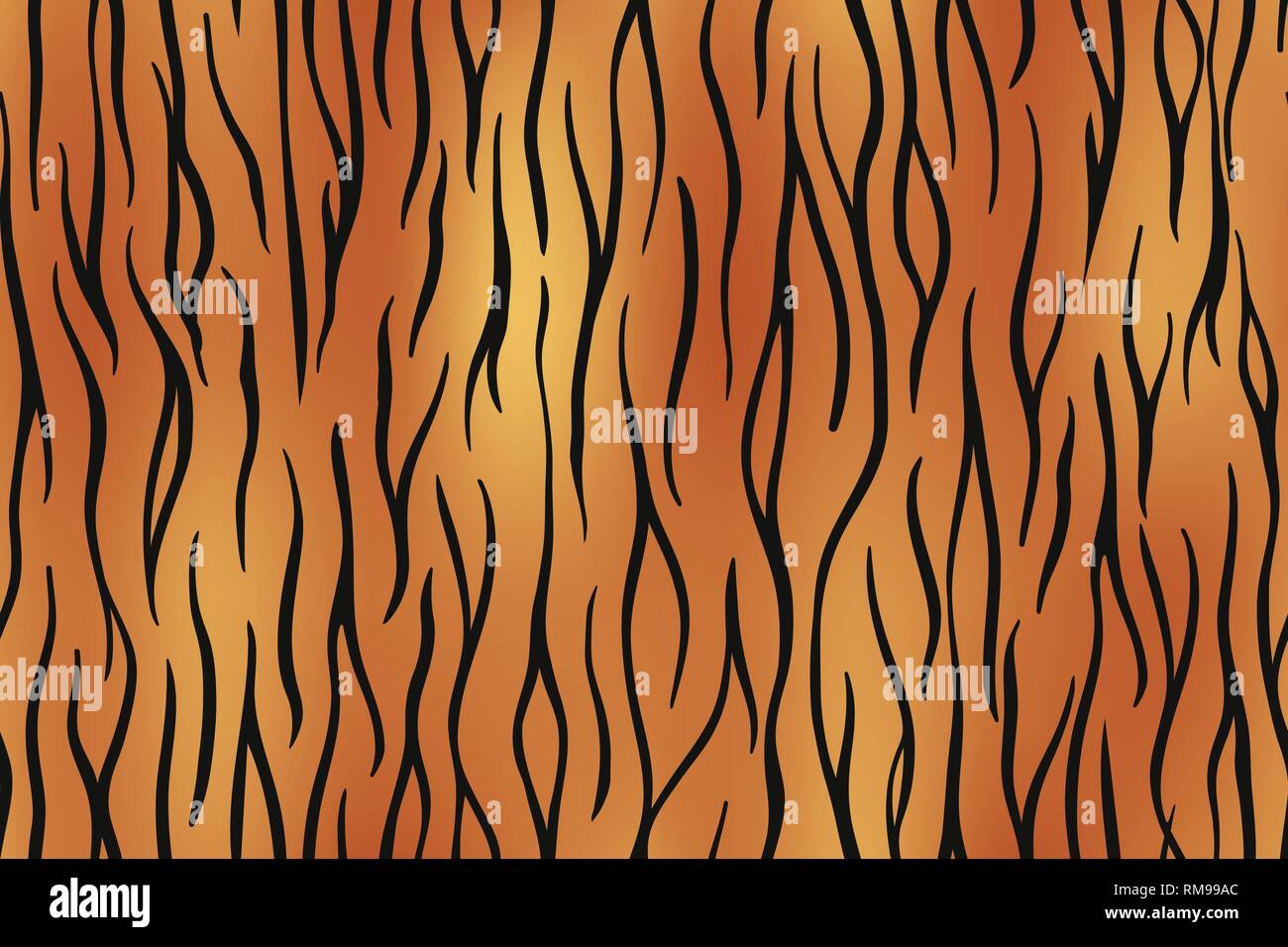 Tiger skin seamless background on vector graphic art Stock Vector Image ...