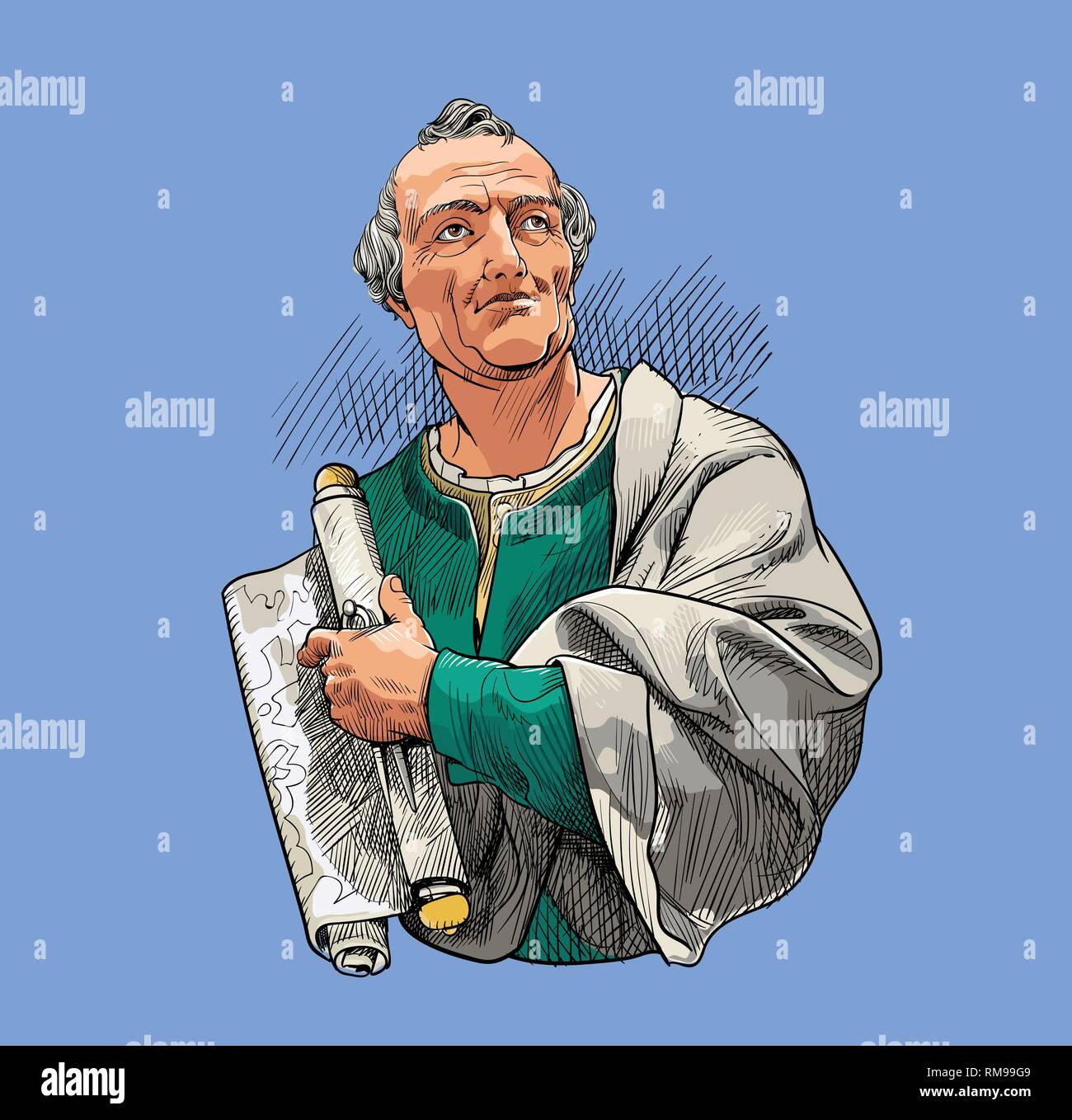 Amerigo vespucci portrait hi-res stock photography and images - Alamy