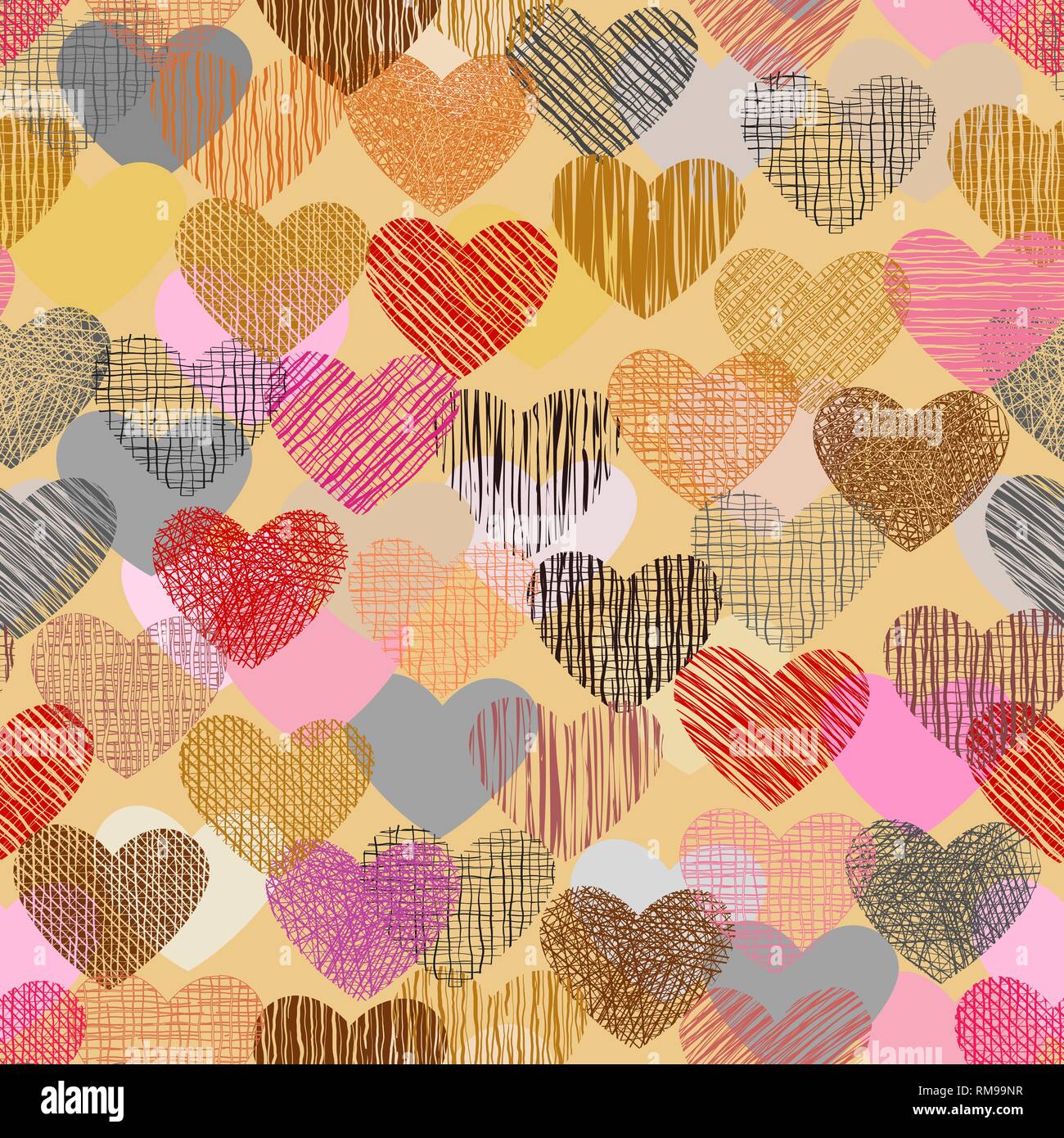 Geometrical heart shape Stock Vector Images - Alamy