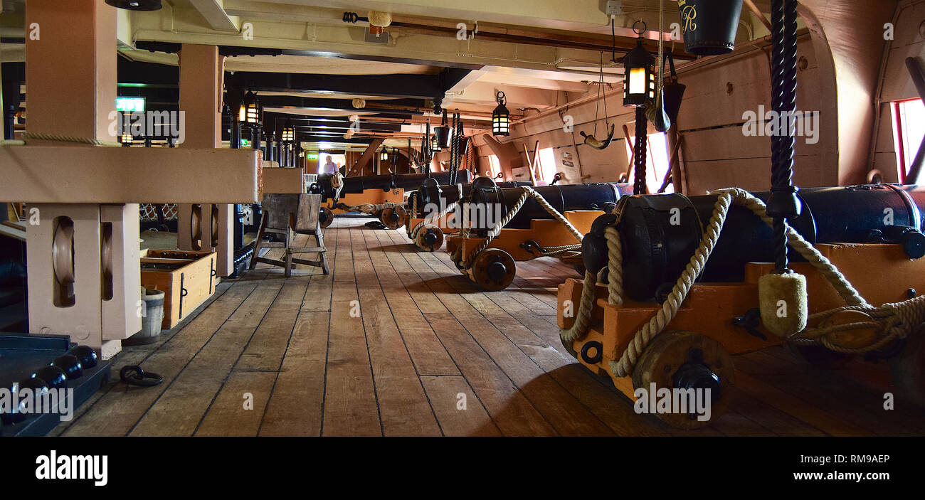 Portsmouth Historic Dockyard, Portsmouth, Hampshire, 240916 Stock Photo ...