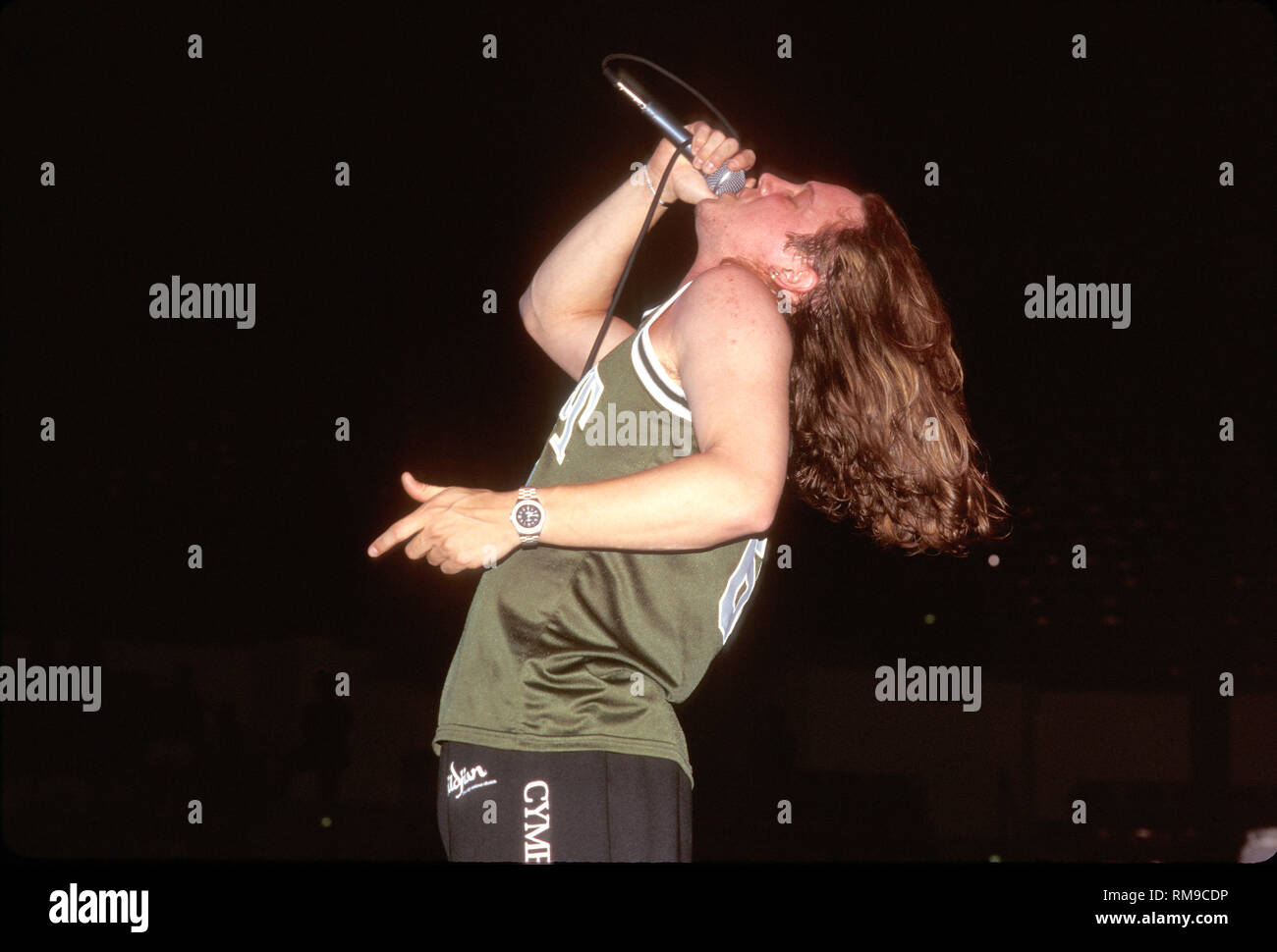 Candlebox vocalist Kevin Martin is shown on stage during a "live ...