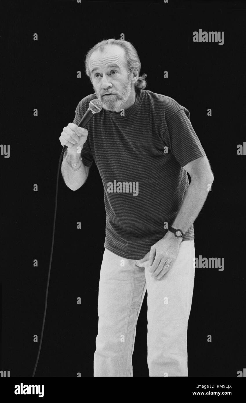 George carlin Black and White Stock Photos & Images - Alamy