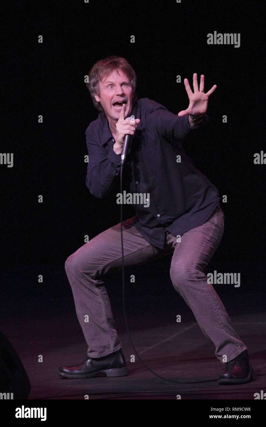 Comedian and actor Dana Carvey is shown performing on stage during a ...