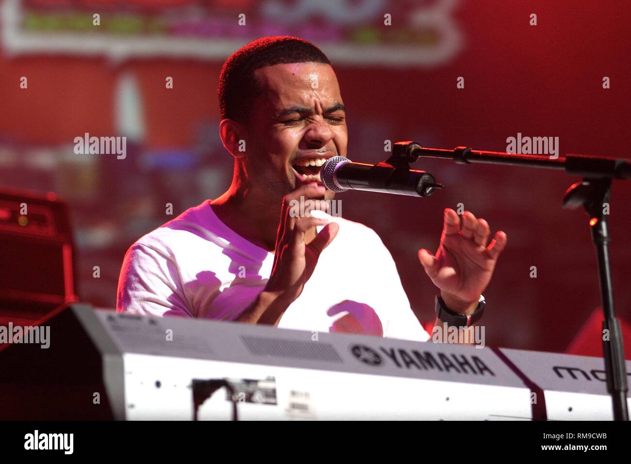 Casely, born Jean Carlos Casely, is shown performing on stage during a ...