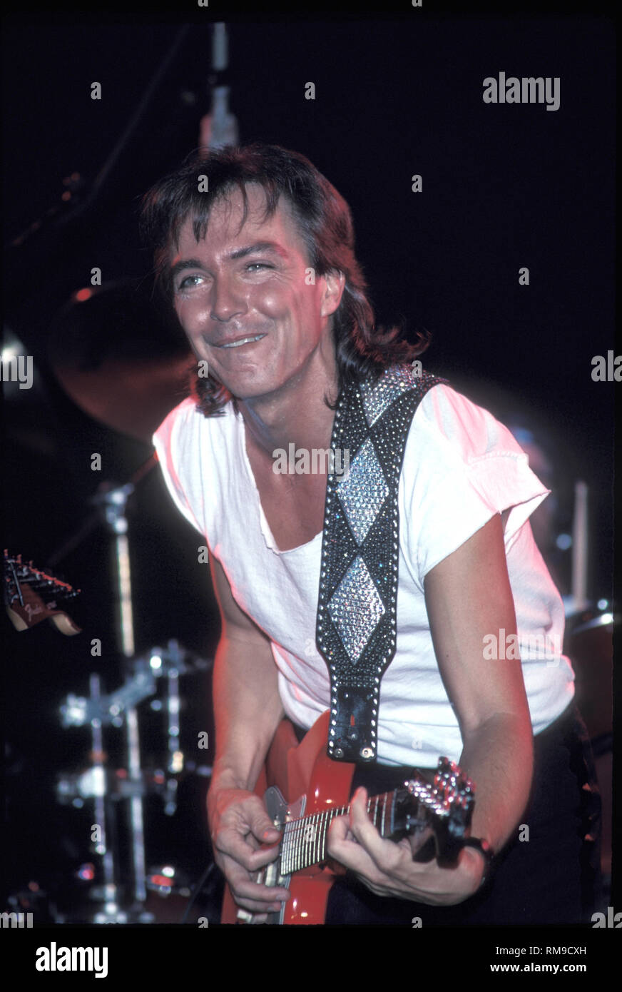 Singer, songwriter and guitarist David Cassidy is shown performing on ...