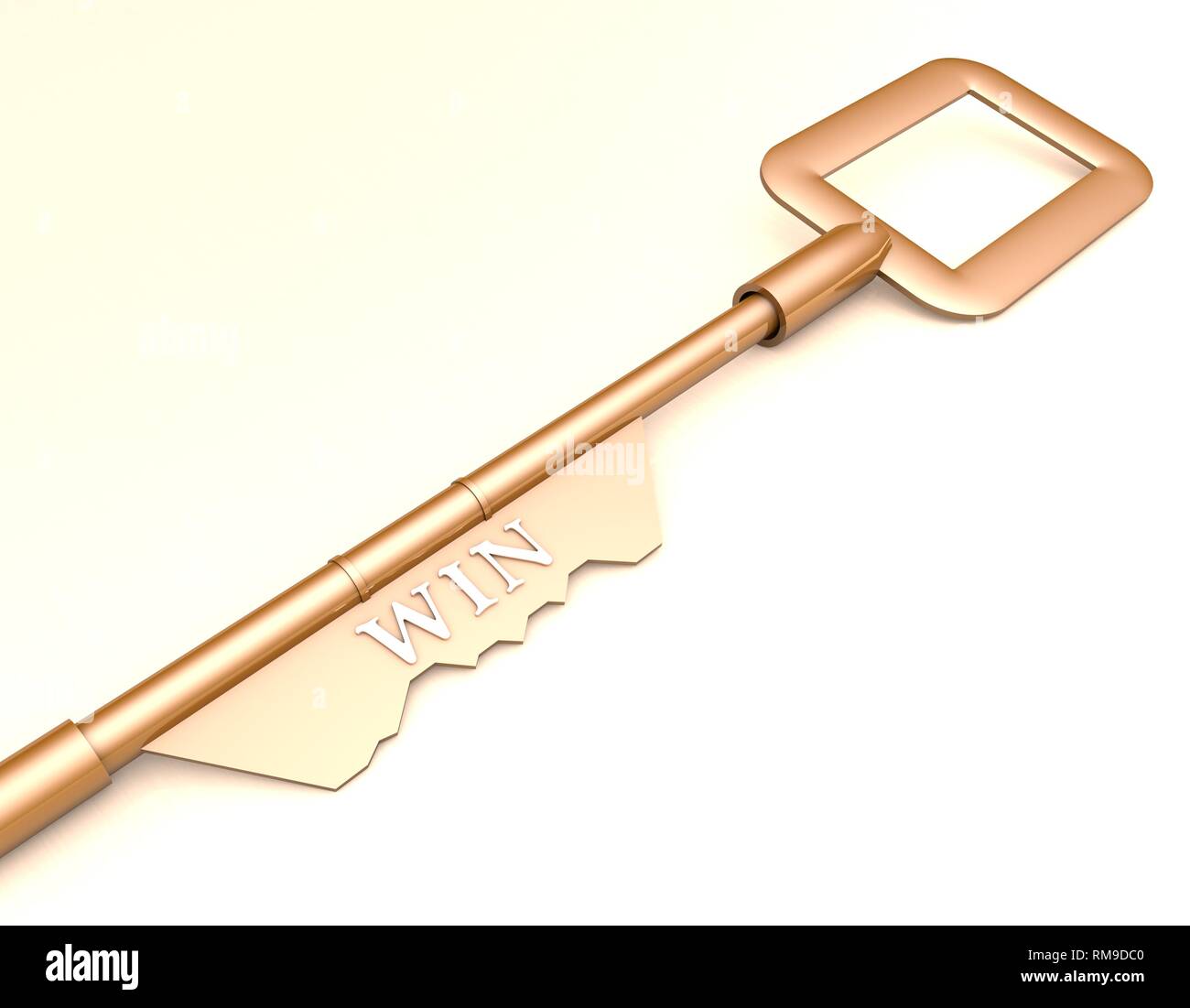 Golden key to success Stock Photo - Alamy