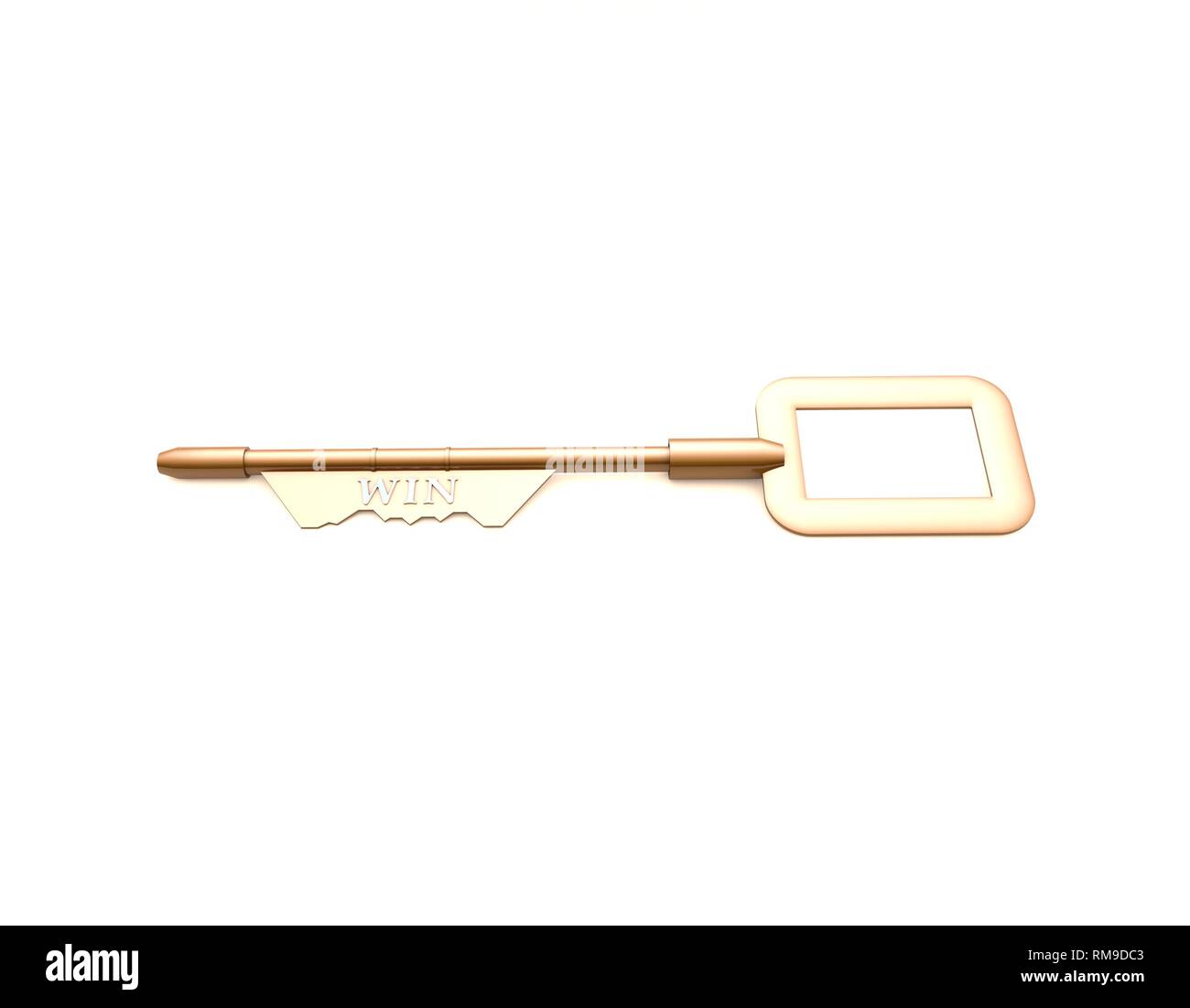 Golden key to success Stock Photo - Alamy