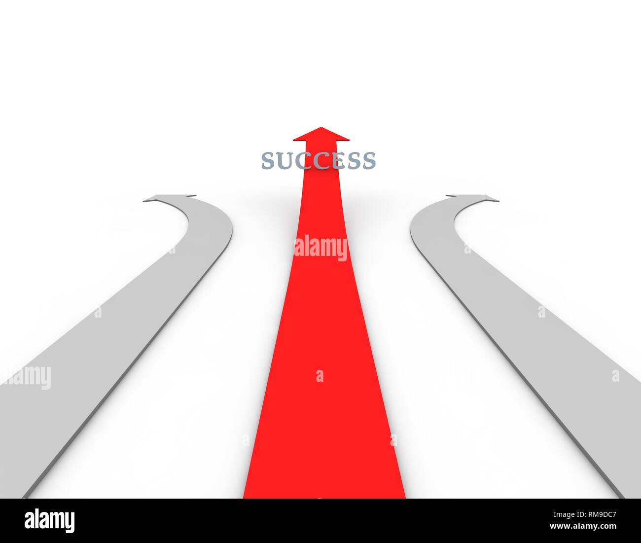 Arrow of success and direction of progress Stock Photo - Alamy