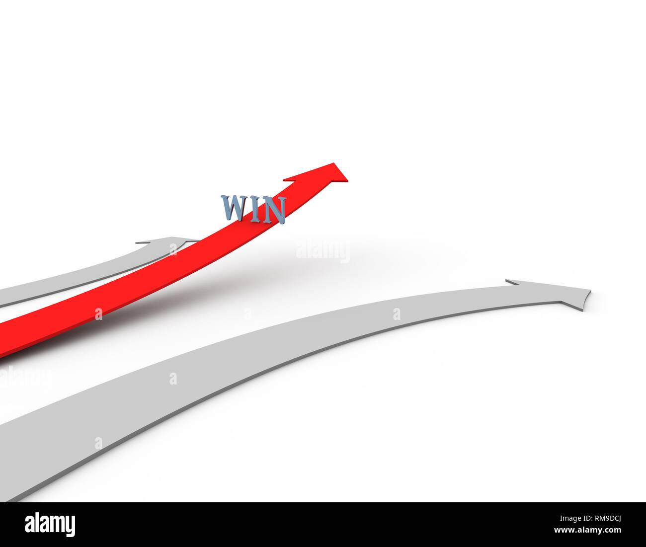 Arrow of success and direction of progress Stock Photo - Alamy