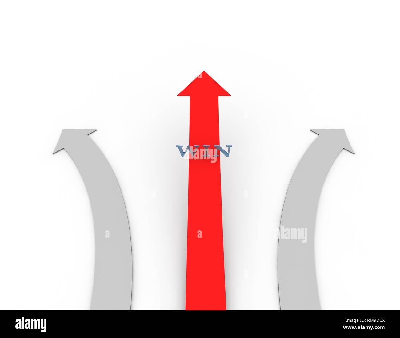 Arrow of success and direction of progress Stock Photo - Alamy