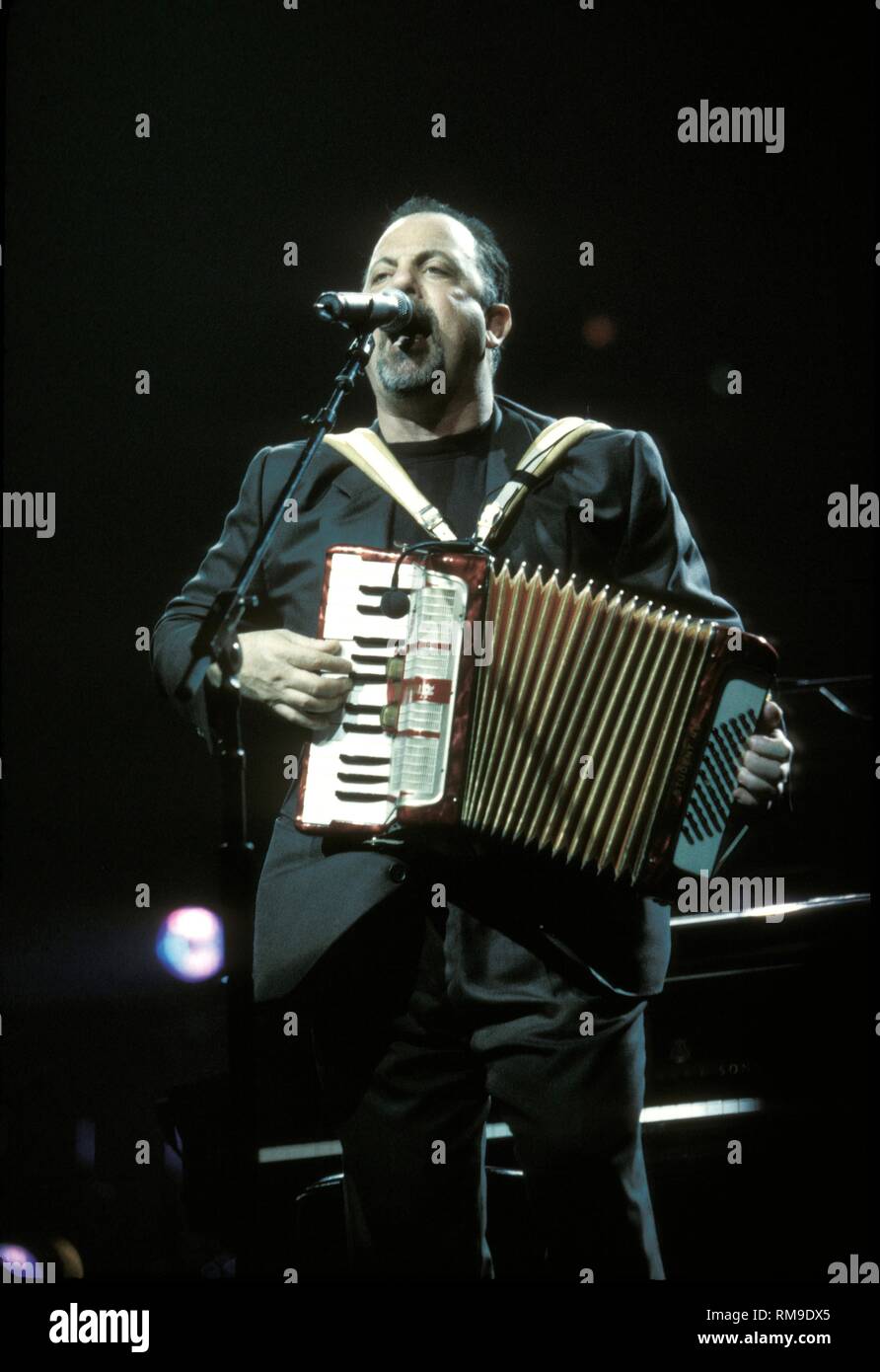 Singer and songwriter Billy Joel is shown on stage during a "live ...